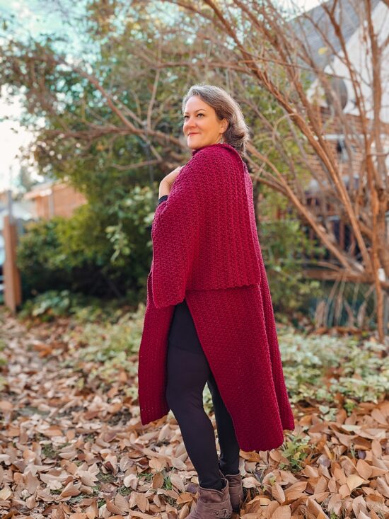 EASY CROCHET RUANA - Free Crochet Pattern ⋆ lulostitchco.com